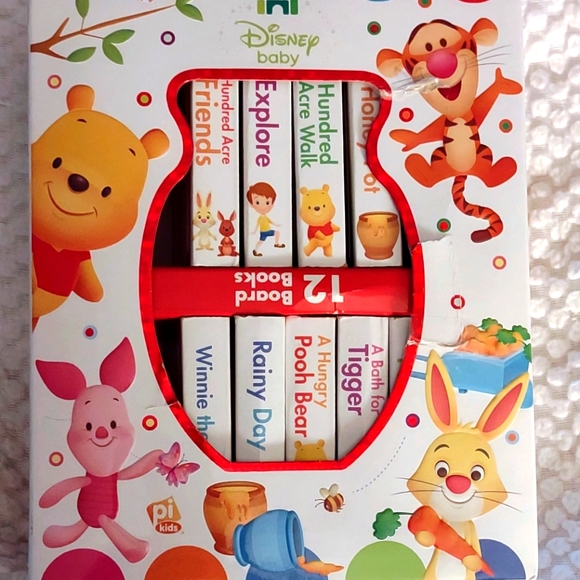 Disney | Other | Disney Baby 9 Mini Books Storytime Winnie The Pooh ...